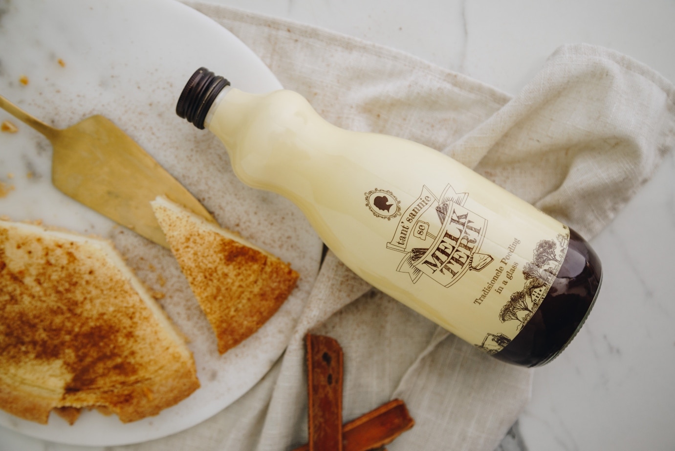 Tant' Sannie's Creamy Liqueur with Delicious Dishes - Tant Sannie